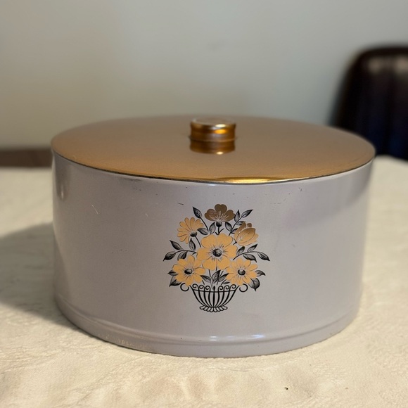 Kitchen | Vintage Mcm Cake Cover Rose Gold Copper Colored 195s1960s ...